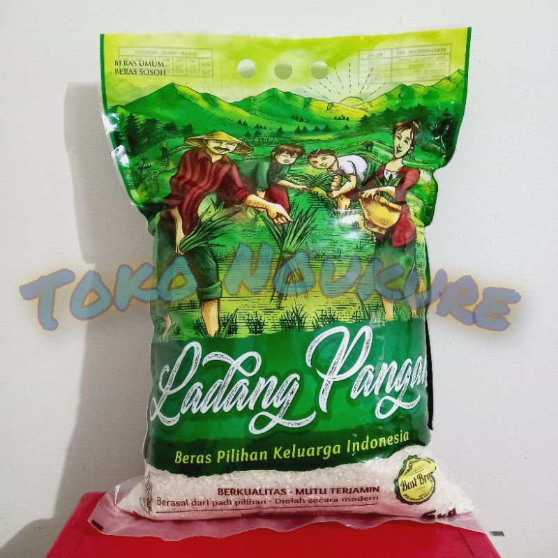 Jual BERAS 5 KG CAP LADANG PANGAN ORIGINAL MEKAR BAIK PULEN BAGUS ...