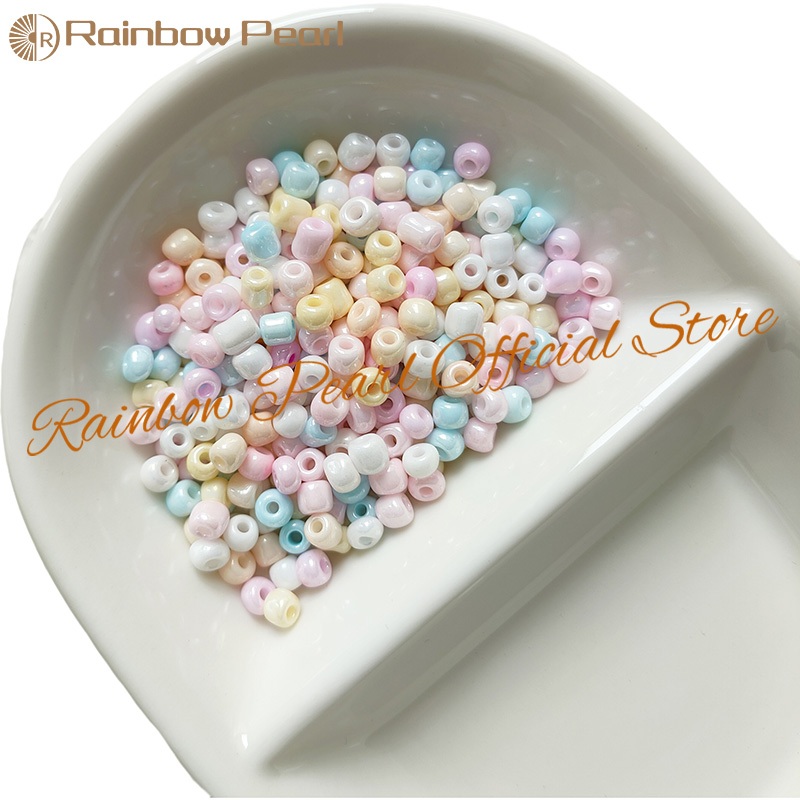 Jual Rainbow Pearl - [160/600PCS] - Manik-manik Kaca Beras Berwarna ...