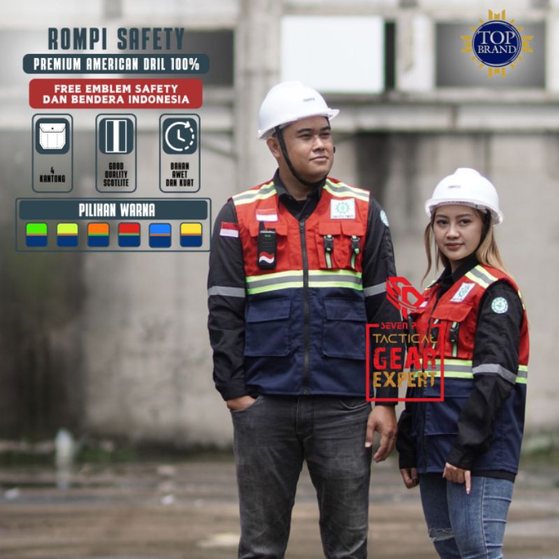 Jual ROMPI SAFETY/ROMPI PROYE/ROMPI TACTICAL/BAHAN DRILL WARNA NAVY ...