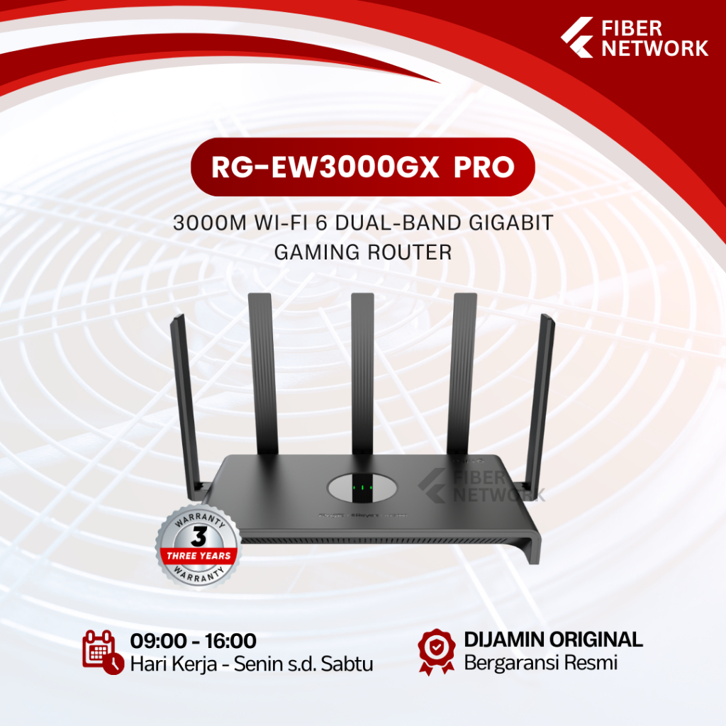 Jual RG-EW3000GX PRO RUIJIE REYEE 3000M Wi-Fi 6 Dual Band Gigabit ...