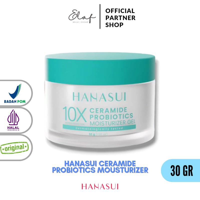 Jual HANASUI CERAMIDE PROBIOTICS MOISTURIZER GEL PELEMBAP MEMPERBAIKI ...