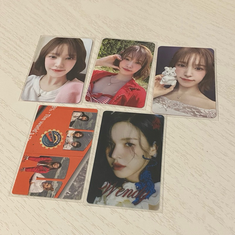 Jual official red velvet wendy photocard cosmie md fancon concert ...