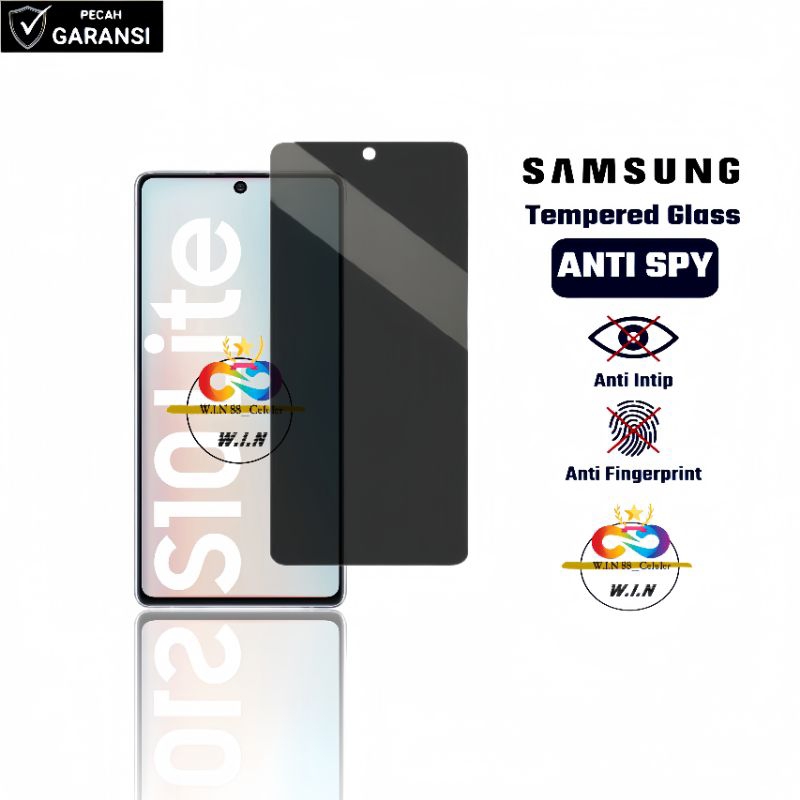 Jual Tempered Glass Anti Spy Samsung S10 Lite S20 Fe Note 10 Lite Note ...