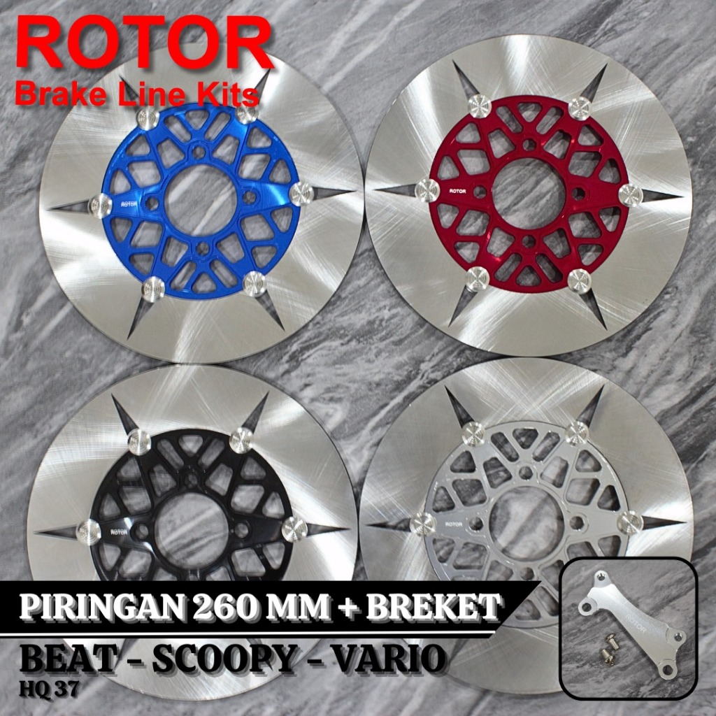 Jual Disc Piringan Cakram Rotor 8.1 220mm 260mm Beat Vario Scoppy Mio ...