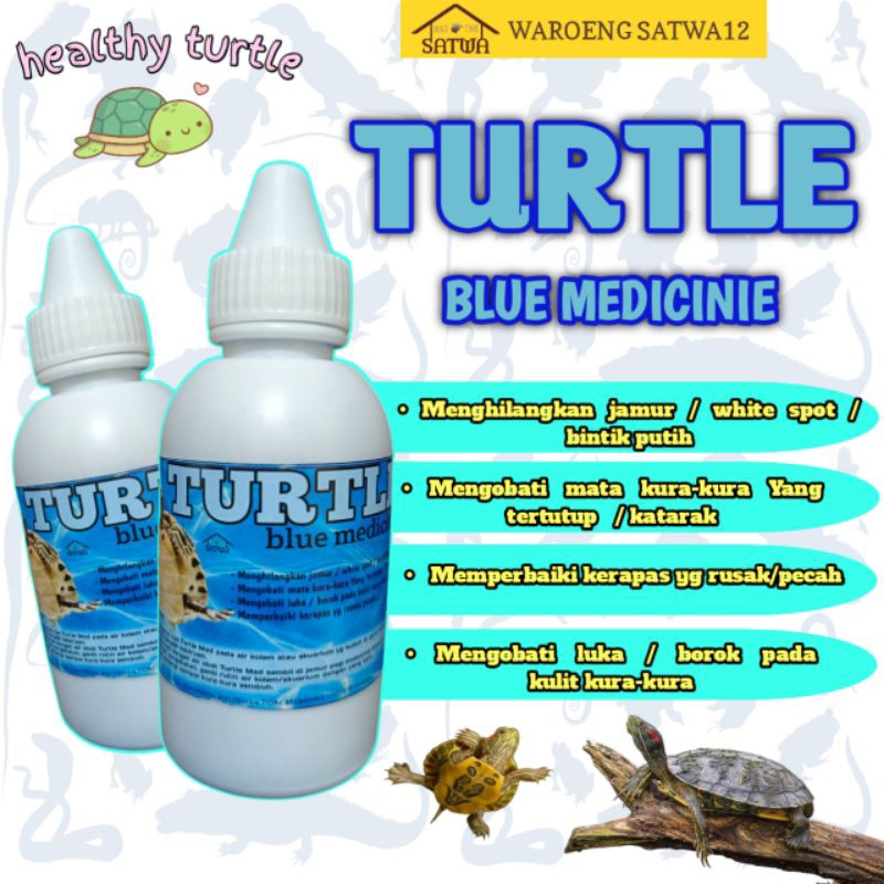 Jual OBAT KURA-KURA AIR BRAZIL LUKA BOROK JAMUR WHITE SPOT MATA KATARAK ...