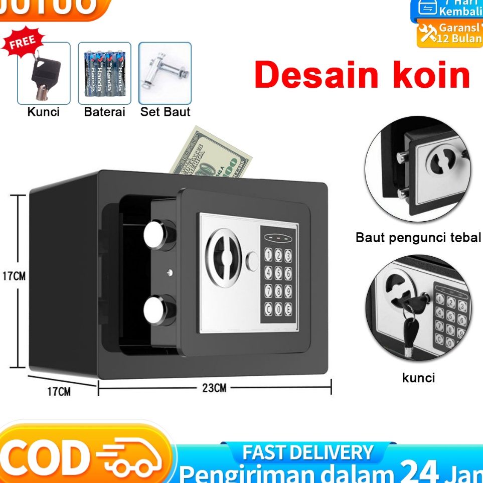 Jual Hot Item COD JT Kotak Uang Brankas Mini Brankas Mini Brankas Uang ...