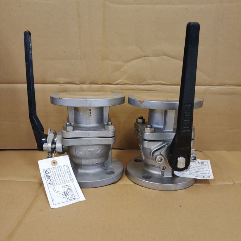 Jual Ball Valve KITZ 1 1/2" Inch Stainless Steel 304 Flange Jis 10K DN40 | Shopee Indonesia