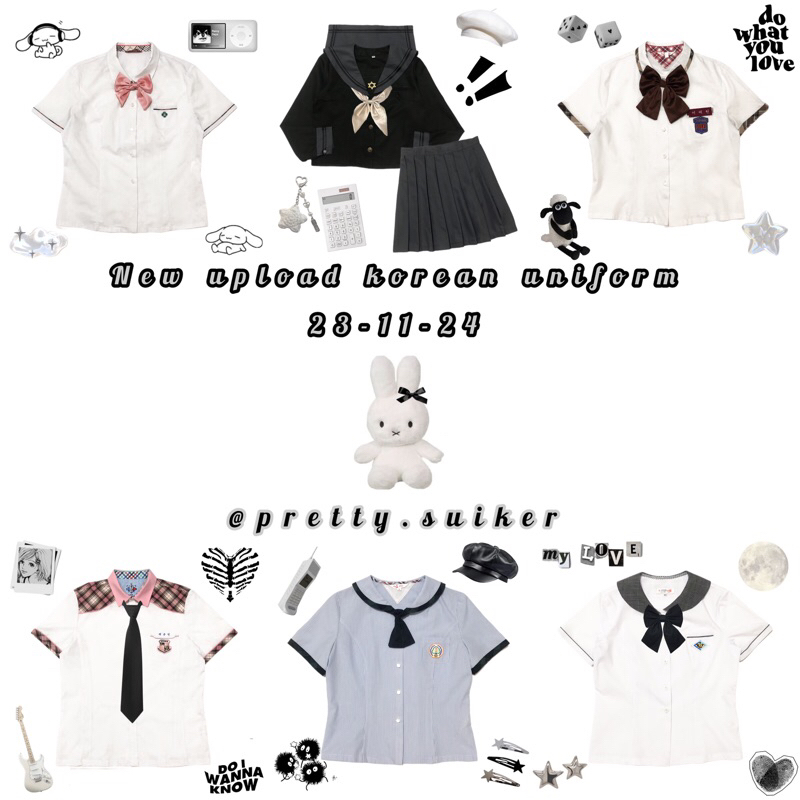 Jual [NEW UPDATE] korean uniform school | seragam sekolah korea ...