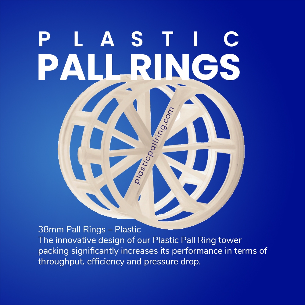 Jual Plastic Pall Ring Polypropylene size 38 x 38 mm | Shopee Indonesia
