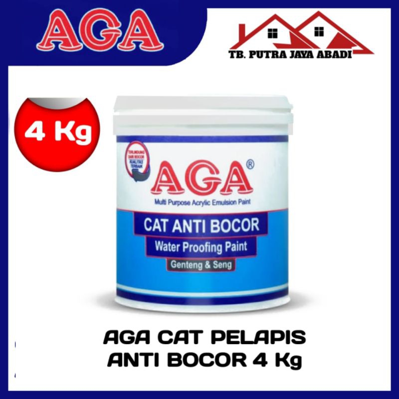 Jual AGA cat pelapis dinding genteng & seng 4kg | Shopee Indonesia
