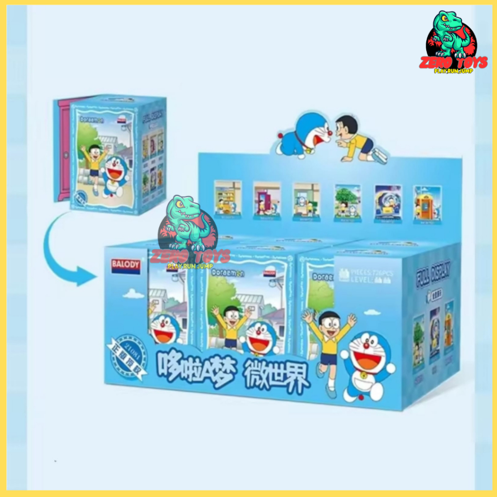 Jual Blind Box Toys Brick Doraemon Balody Nobita | Shopee Indonesia