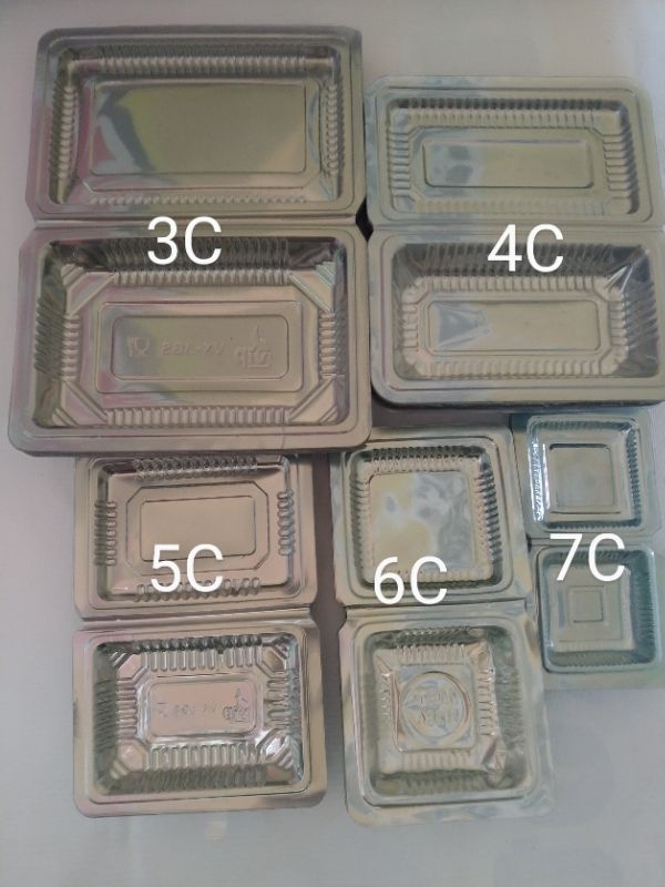 Jual Mika kotak makanan 3c 4c 5c 6c 7c/ Mika plastik bening tebal ...