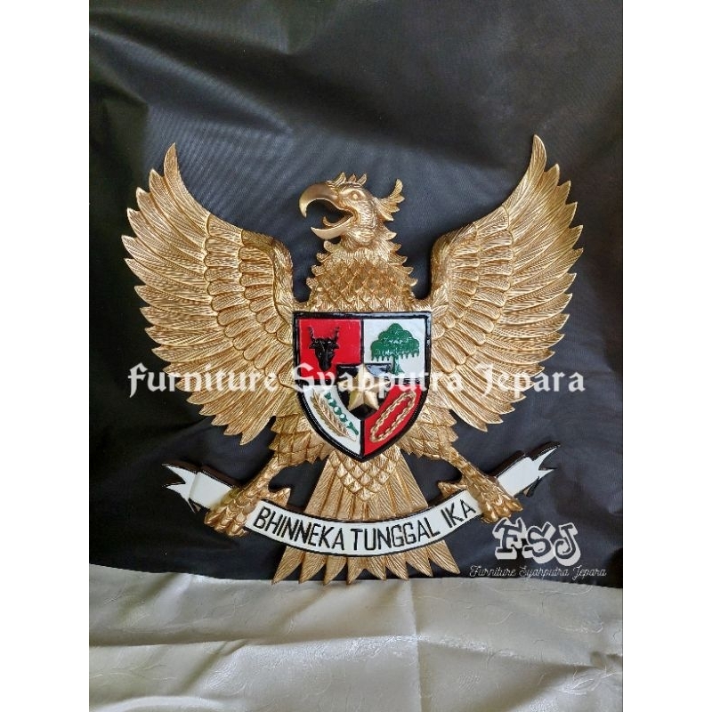 Jual Patung garuda dinding kayu jati , ukuran 60cm | Shopee Indonesia