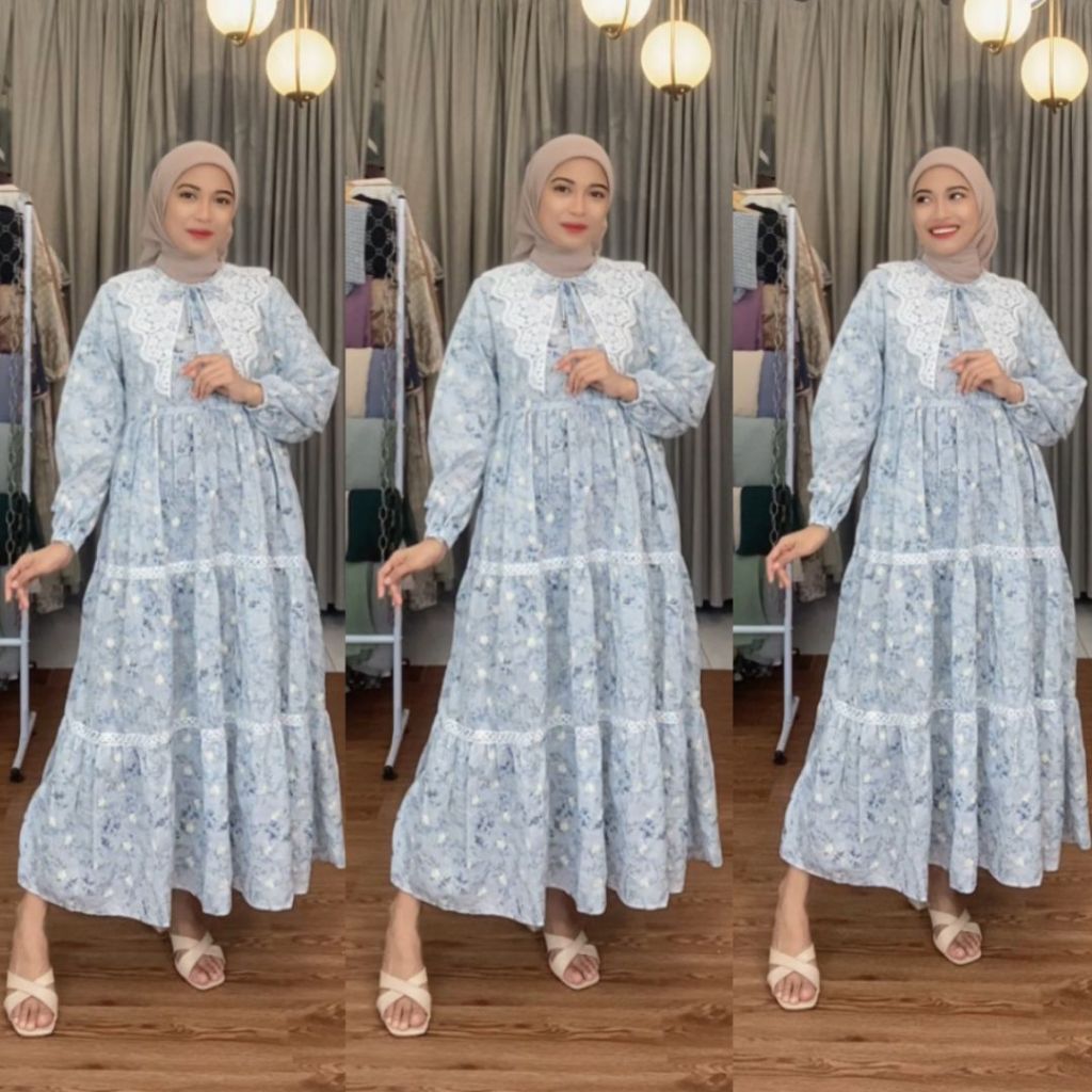 Jual Joley Cloth - New Arrival Annisa Midi Dress Busui Baju Daily ...