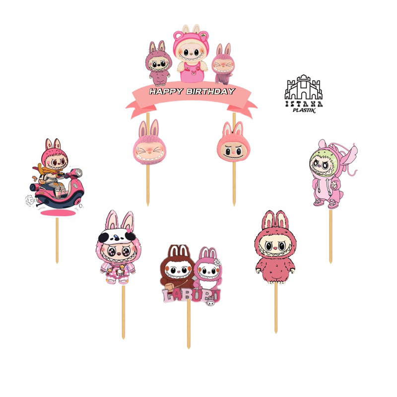 Jual topper labubu,topper kue,topper cake,topper karakter labubu ...