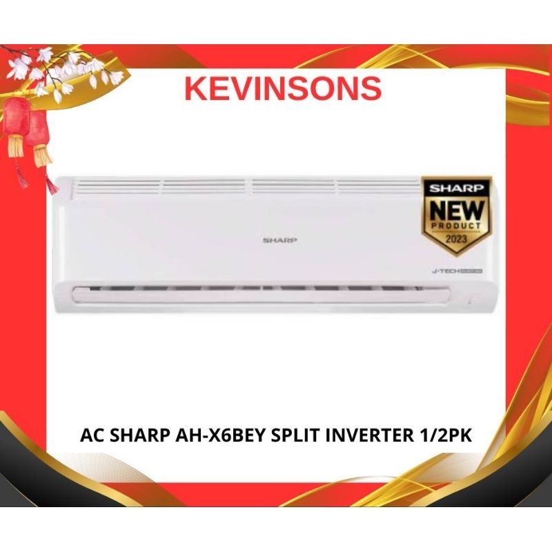 Jual AC SHARAP AH-X6BEY INVERTER 1/2PK Garansi Resmi Sharp | Shopee ...