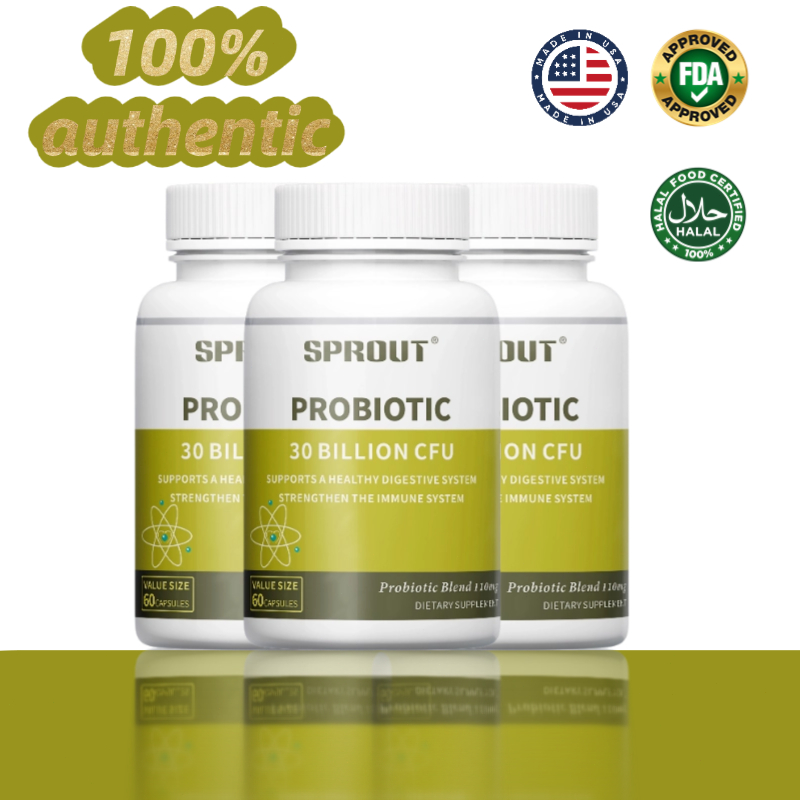 Jual Suplemen Probiotik, 30 Miliar CFU, Probiotik Pencernaan, Kesehatan ...