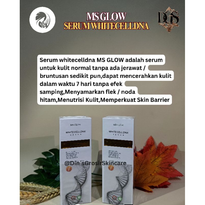 Jual SERUM WHITE CELL DNA/WHITE CELL DNA/DNA SALMON/MSGLOW / SERUM ...