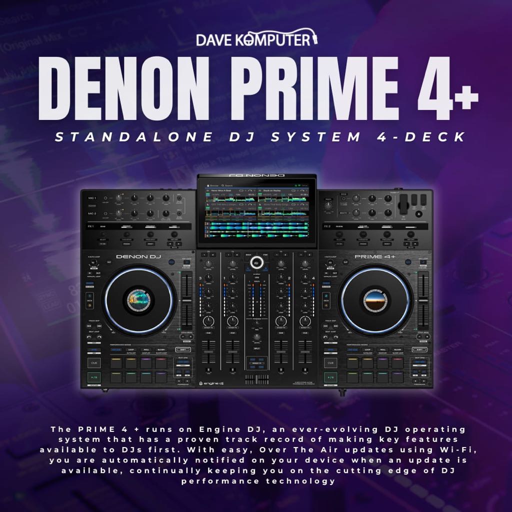 Jual Denon Prime 4 Plus / Prime 4+ Standalone DJ System 4-deck | Shopee ...