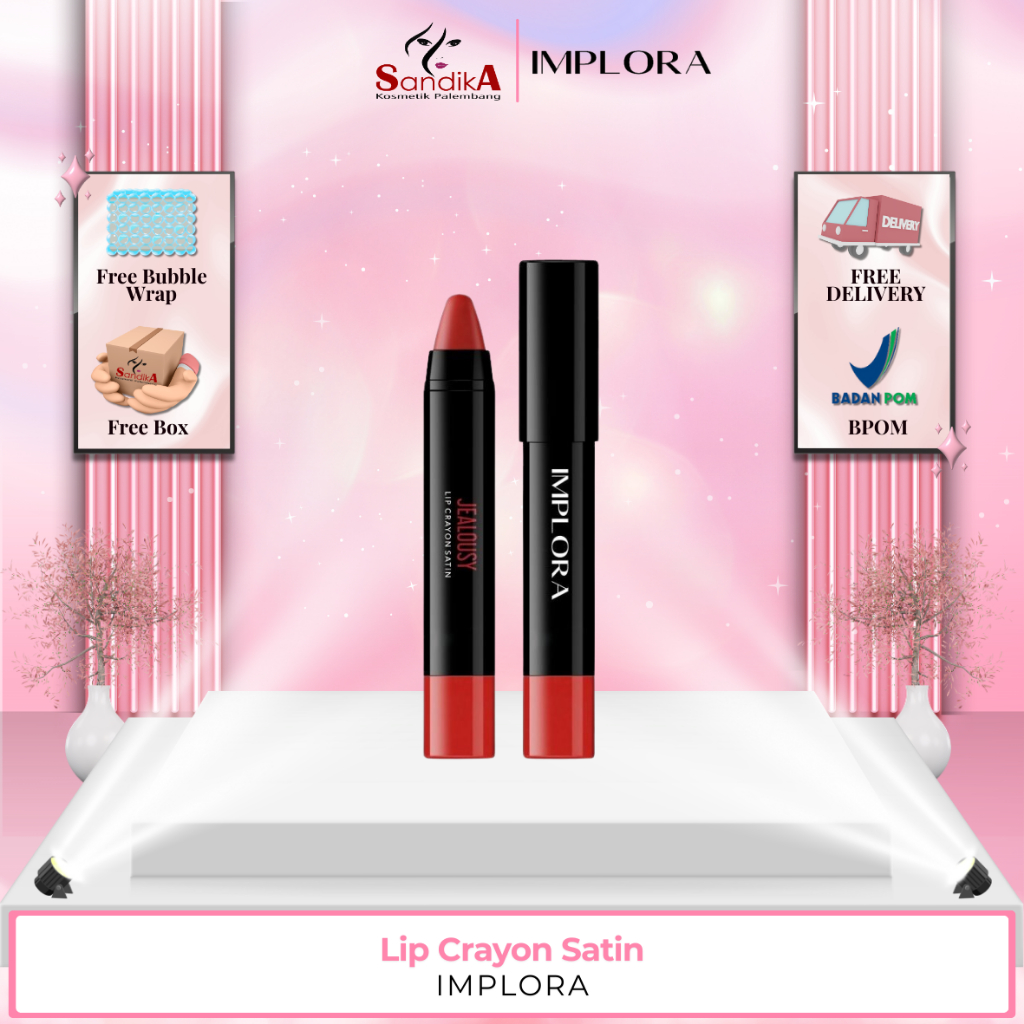 Jual IMPLORA LIP CRAYON SATIN 100% Original | Shopee Indonesia
