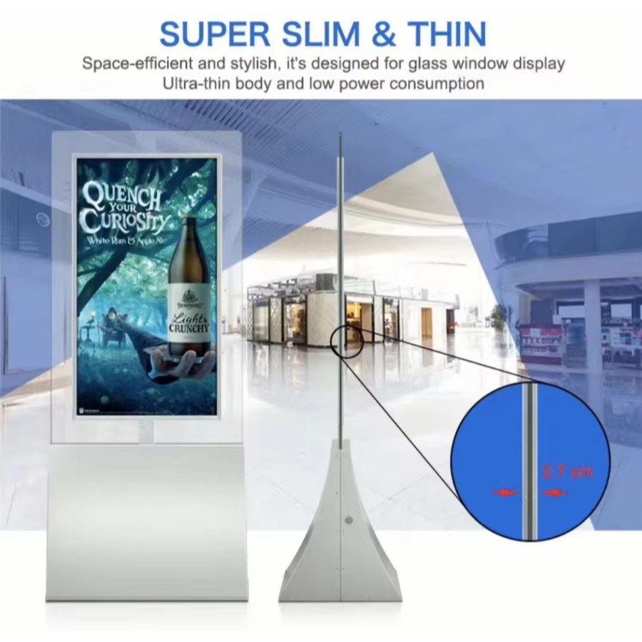 Jual Digital signage Double Side Glass Haser X1 43Inch Indoor Billboard ...