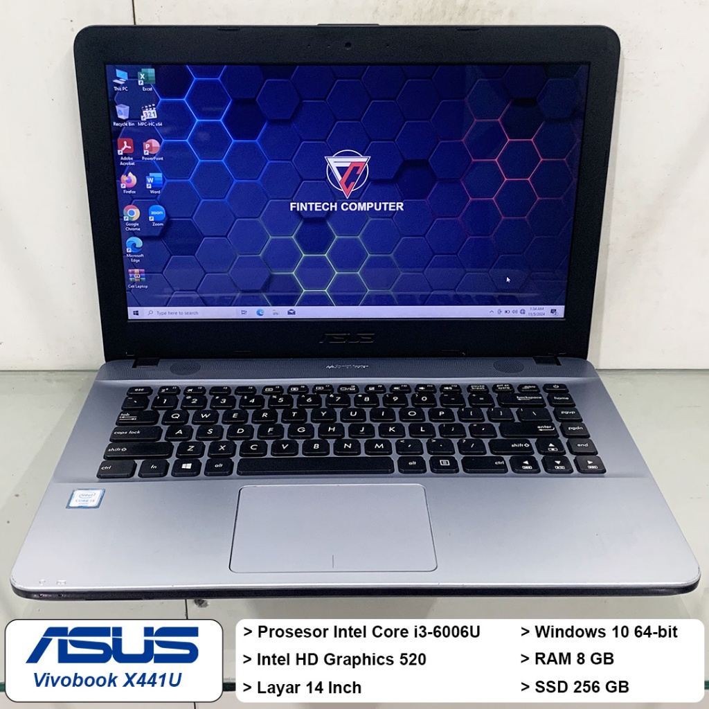 Jual Asus Vivobook X441U Core i3 Ram 8GB SSD 256GB | Shopee Indonesia