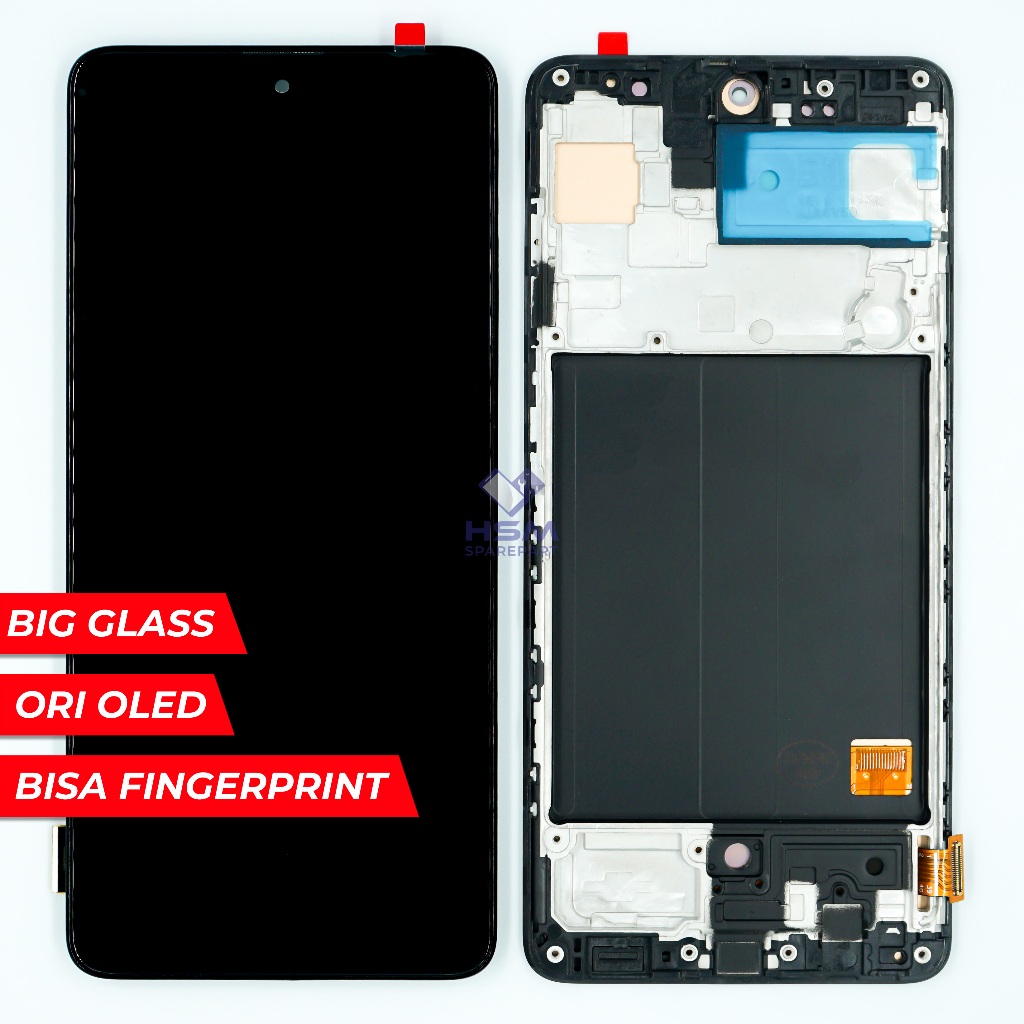 Jual LCD SAMSUNG GALAXY A51 2020/A515F OLED FINGERPRINT FULLSET TOUCHSCREEN ORI OEM | Shopee ...