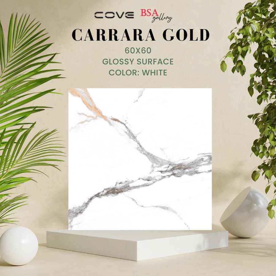 Jual GRANIT 60X60 COVE CARRARA GOLD POLISHED / GRANITE TILE CORAK ...