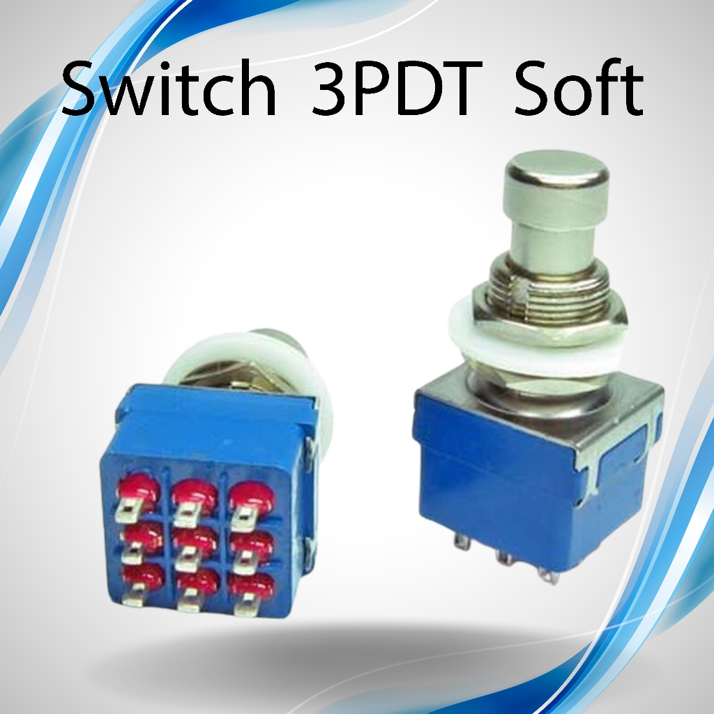 Jual Switch Pedal 3PDT Soft True Bypass Saklar Efek Gitar Stompbox DIY ...