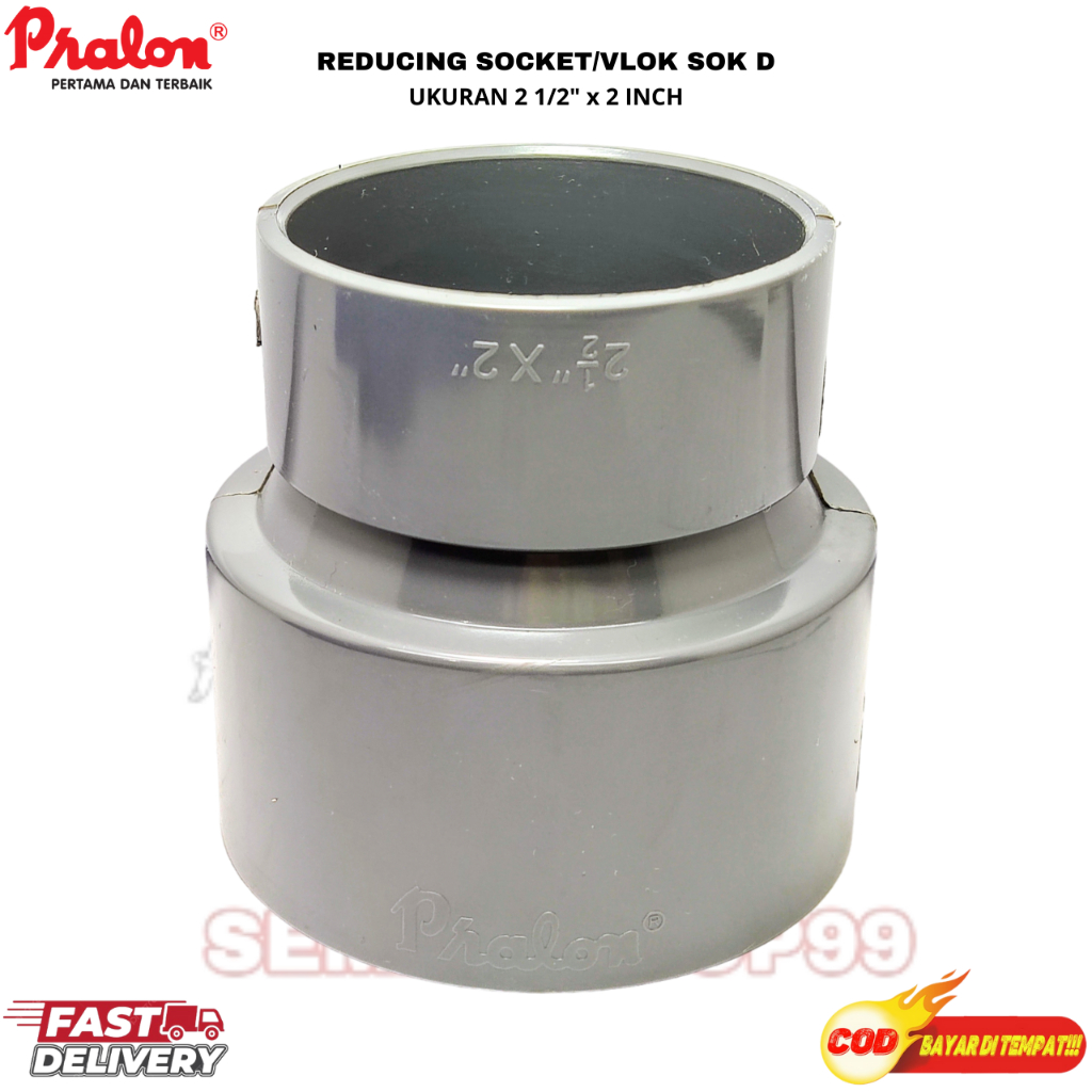 Jual PLOK SOK VLOK SOK 2 1/2''X2''INCI D SAMBUNGAN PIPA PVC MEREK ...