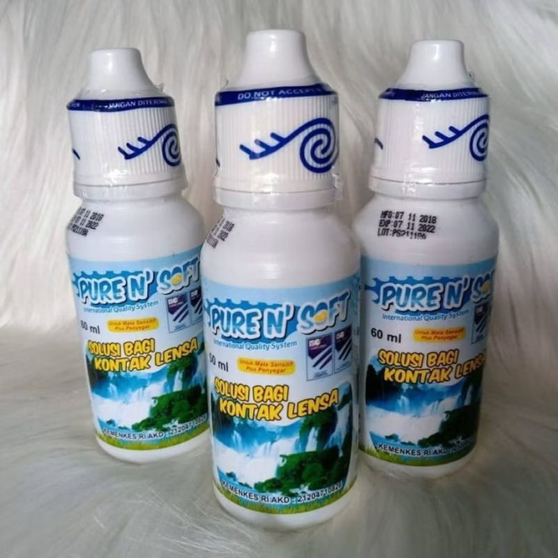 Jual NNDSTORE - CAIRAN SOFLENS PURE N SOFT (60ml) | Shopee Indonesia