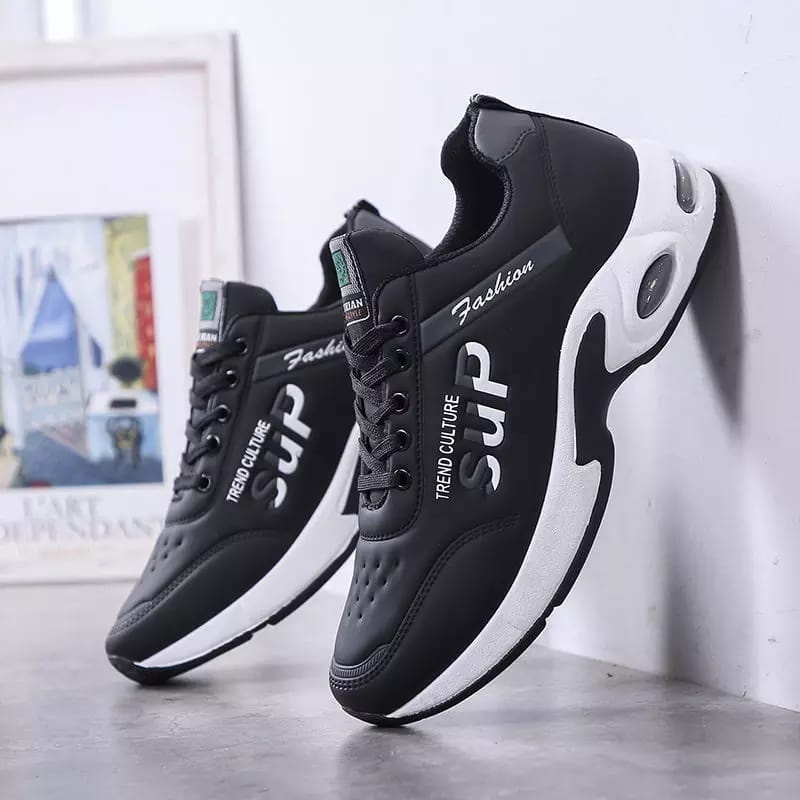Jual Sepatu sneakers sup trend culture hitam unisex kasual formal cod ...