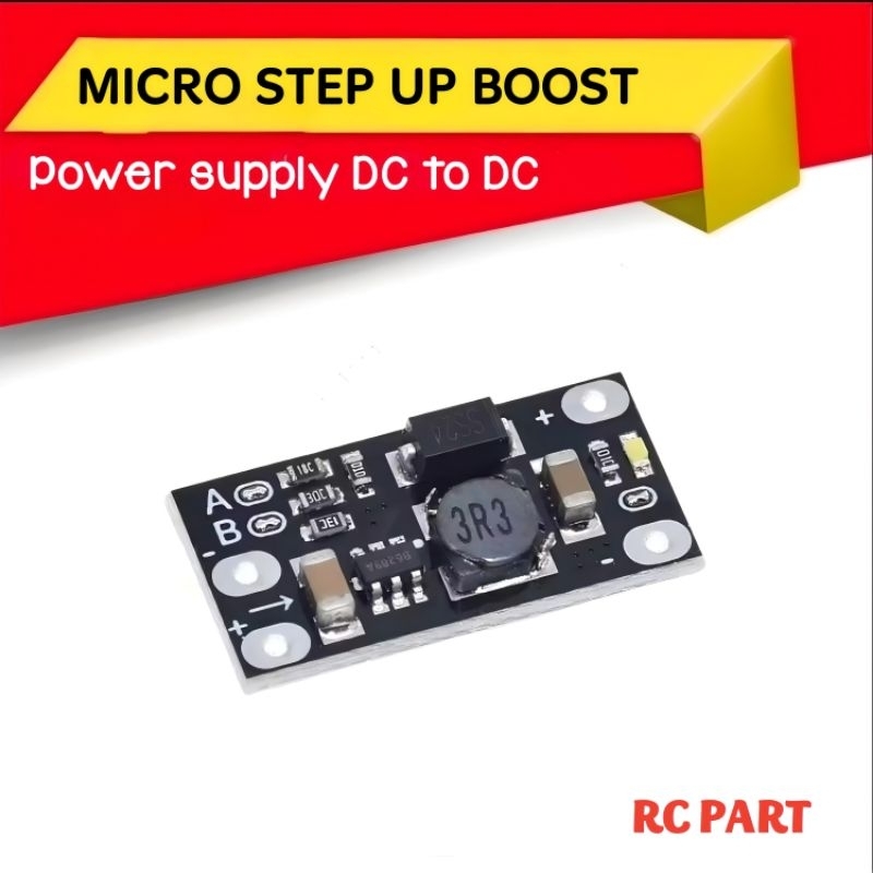 Jual Modul Step Up Mini Boost 3.7V ke 5V 8V 9V 12V | Shopee Indonesia