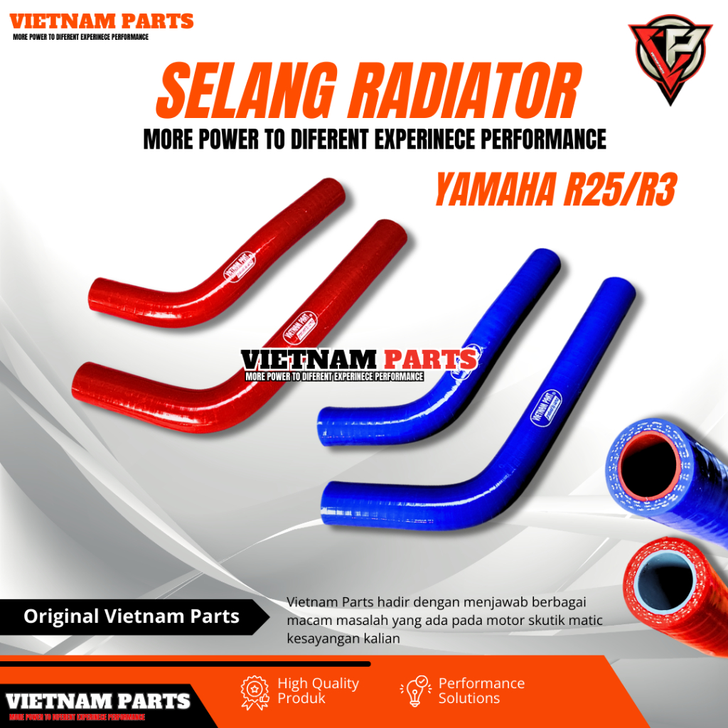Jual SELANG RADIATOR R25/R3 RADIATOR HOSE VIETNAM PARTS SELANG HAWA R25 ...