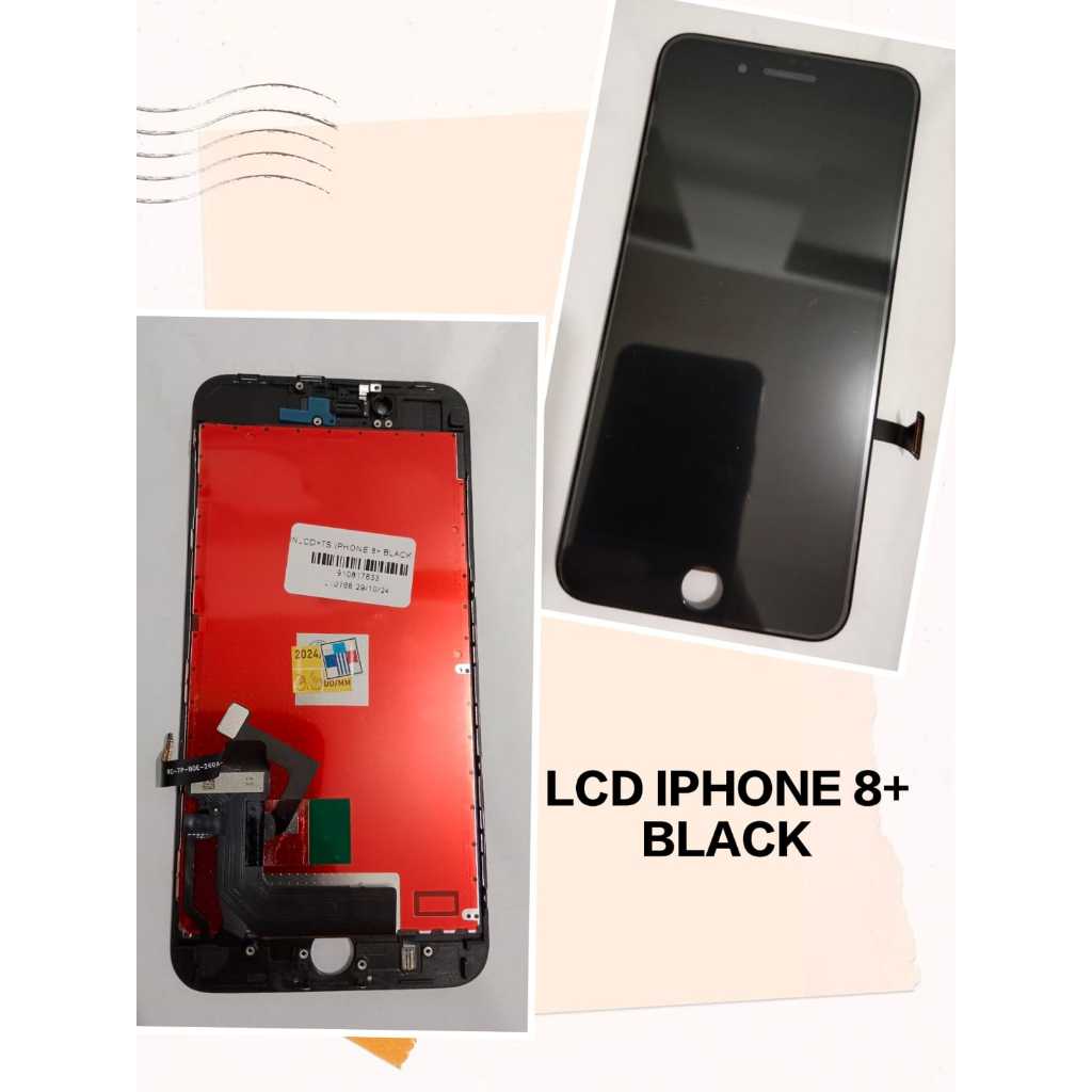 Jual LCD IP 8 PLUS BLACK KWALITAS INCELL FULL SET | Shopee Indonesia