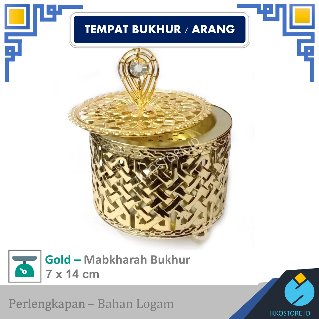 Jual Tempat Bakar Dupa | Tempat Bakar Bukhur Mabkharah Bulat Arab 5 ...
