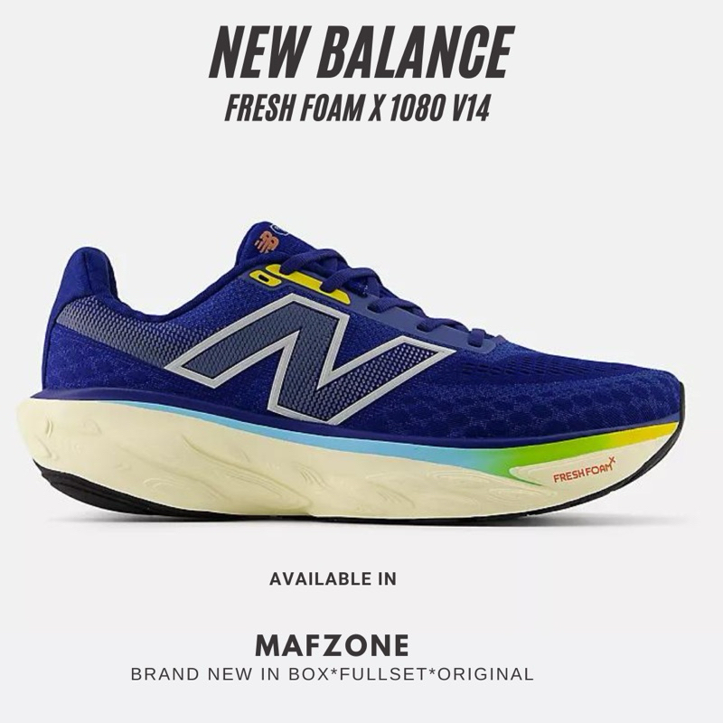 Jual New Balance Fresh Foam X 1080v14 Mens Running-inkwell and ginger ...