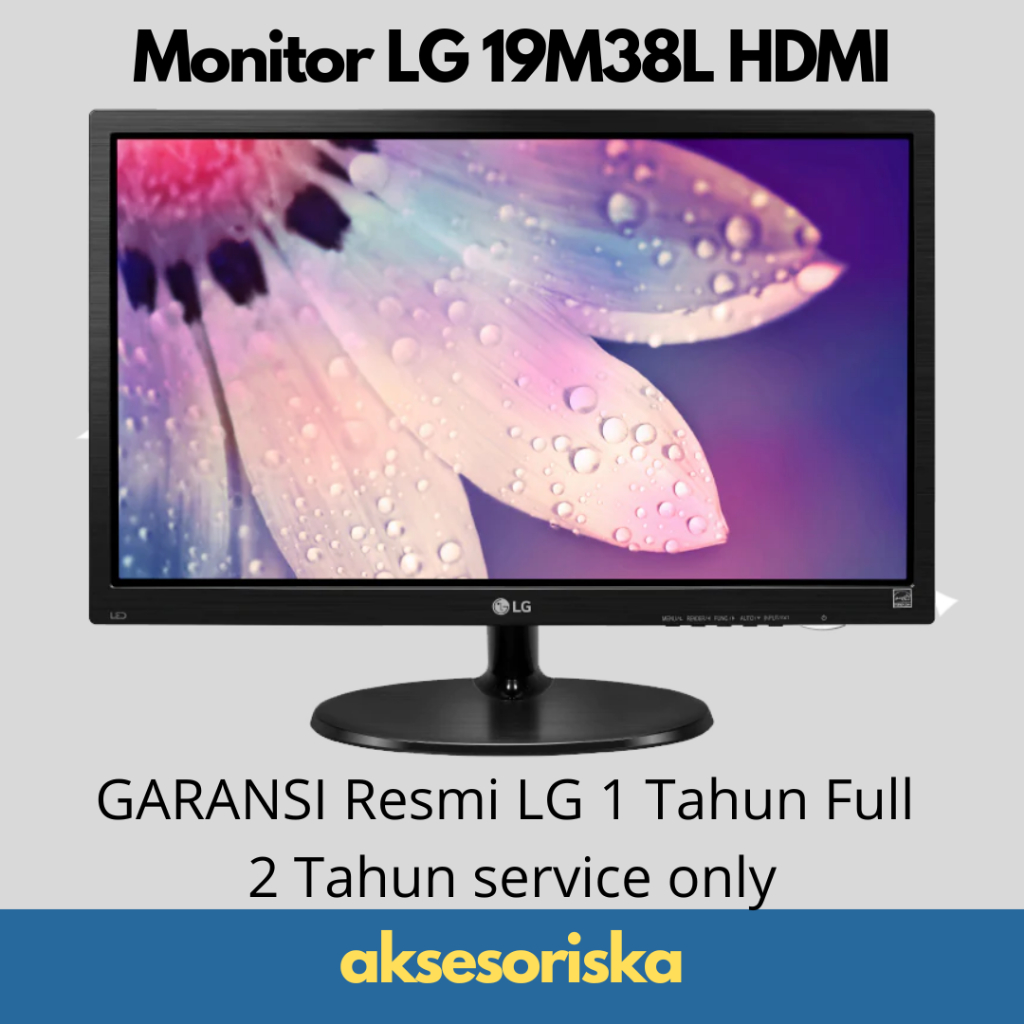 Jual Monitor LG LED 19" 19INCH 19 INCH 18.5" 19M38 19M38L 19M38L-B HDMI ...