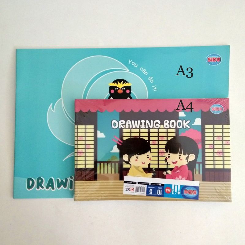 Jual Buku gambar drawing book A4 dan A3 Sidu | Shopee Indonesia