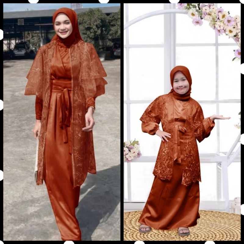 Jual (NEW) LUVINA - Baju Gamis Ibu dan Anak Perempuan Muslim FREE ...