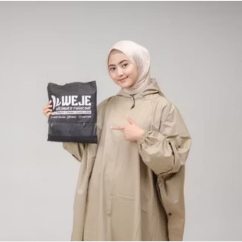 Jual Jas Hujan Ponco Kelelawar PVC Tebal WEJE | Shopee Indonesia