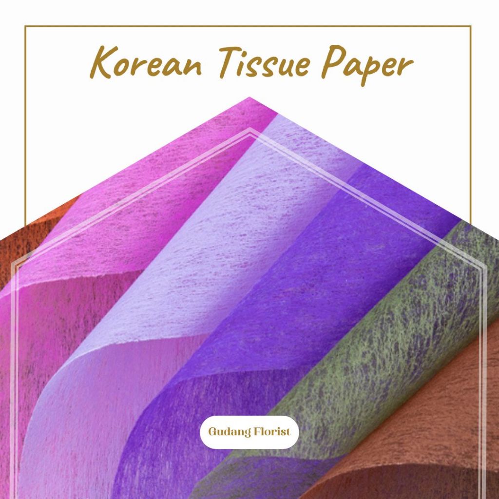 Jual KOREAN TISSUE PAPER / CELLOPHANE / KERTAS KADO / KERTAS BUKET ...
