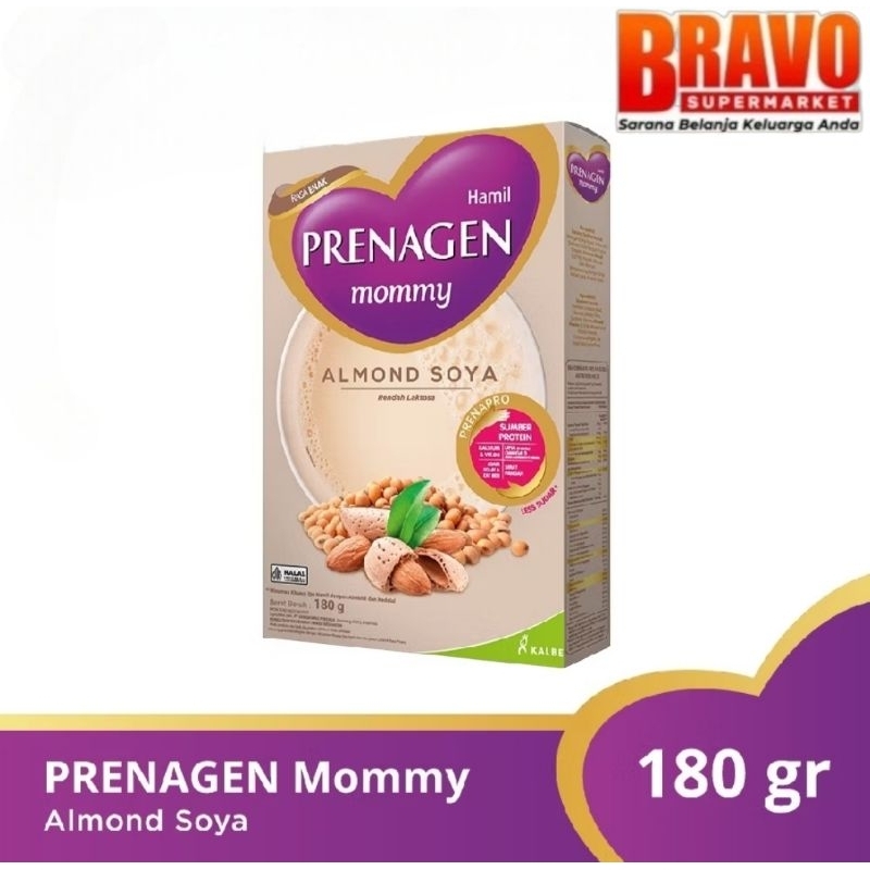 Jual PRENAGEN MOMMY ALMOND SOYA 180G Susu Ibu Hamil || Susu Bumil ...