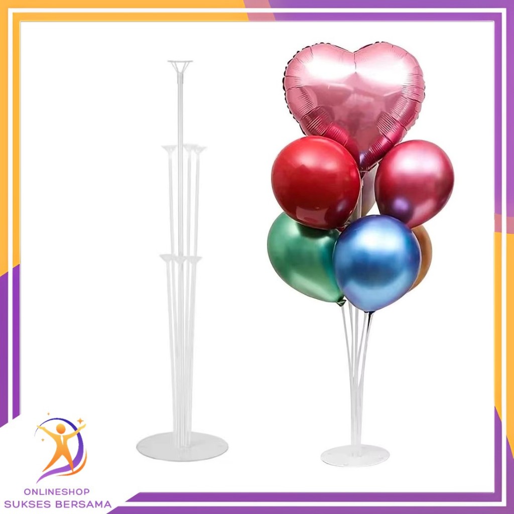 Jual OSB Stick Cup Standing Balon Tiang Dekorasi Stick Balon 70cm ...
