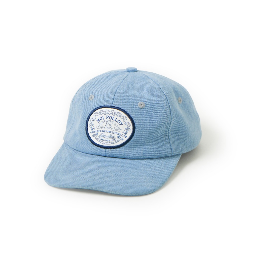 Jual Hoi Polloy - Topi - Shell Denim Cap (Blue) | Shopee Indonesia