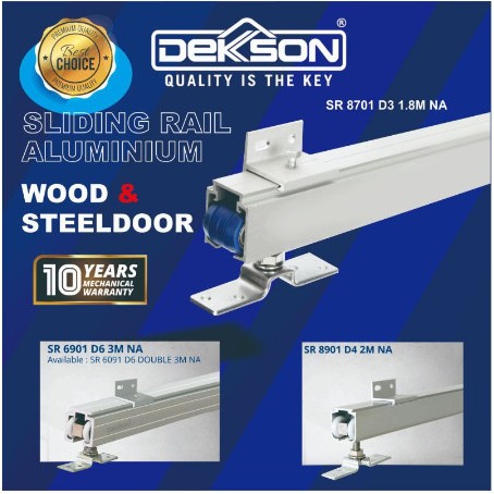 Jual Rel Pintu Geser 180 cm Aluminium DEKSON / Sliding Rail DEKSON 180 CM - High Qua | Shopee ...