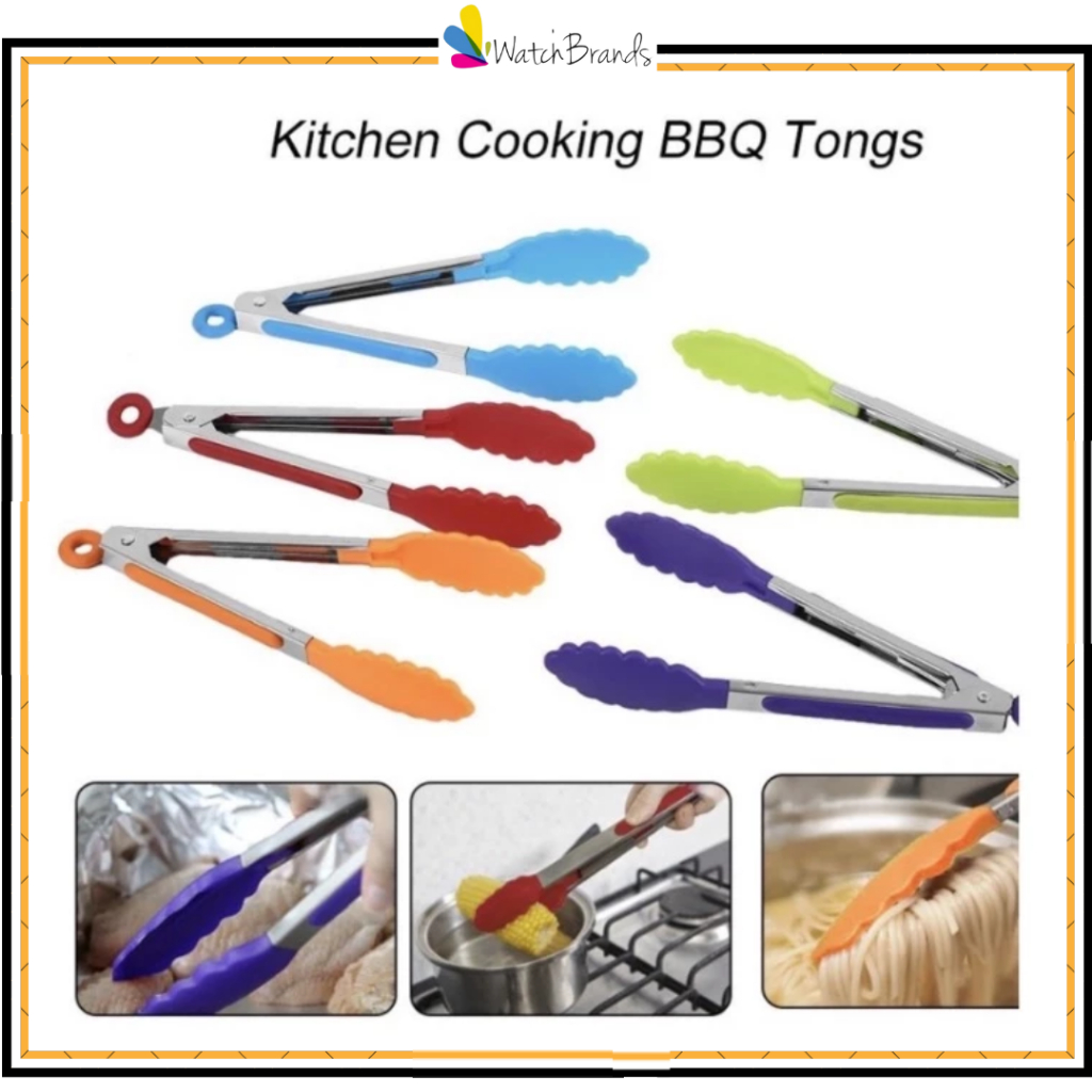 Jual WBS Penjepit Makanan Silicone + Stainless Capitan Salad Buah ...