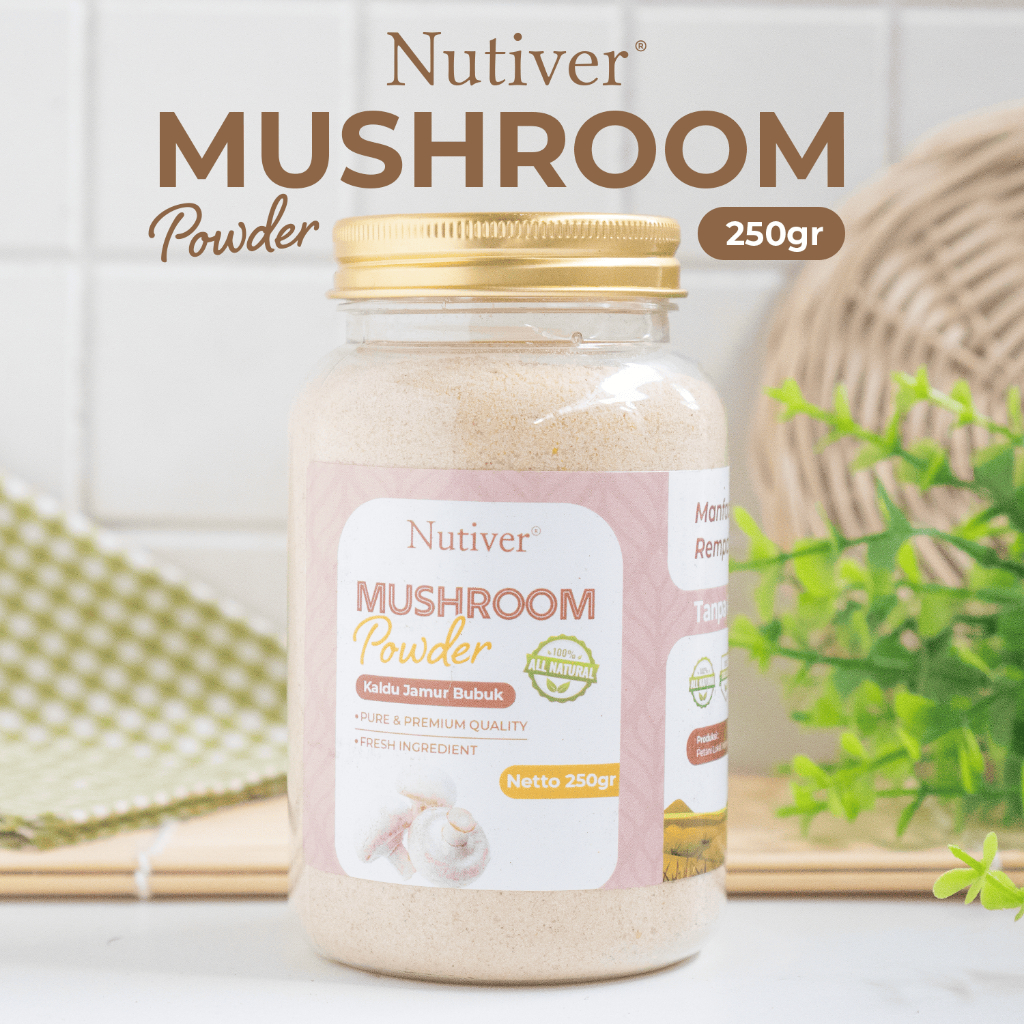 Jual Nutiver Kaldu Jamur Bubuk Non-MSG - Bumbu Dapur Sehat Alami Gurih ...