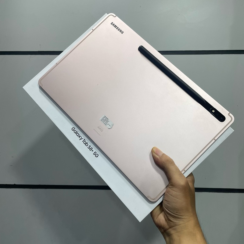 Jual samsung tab s8 plus 5G 8/256gb second bekas mulus fullset original ...