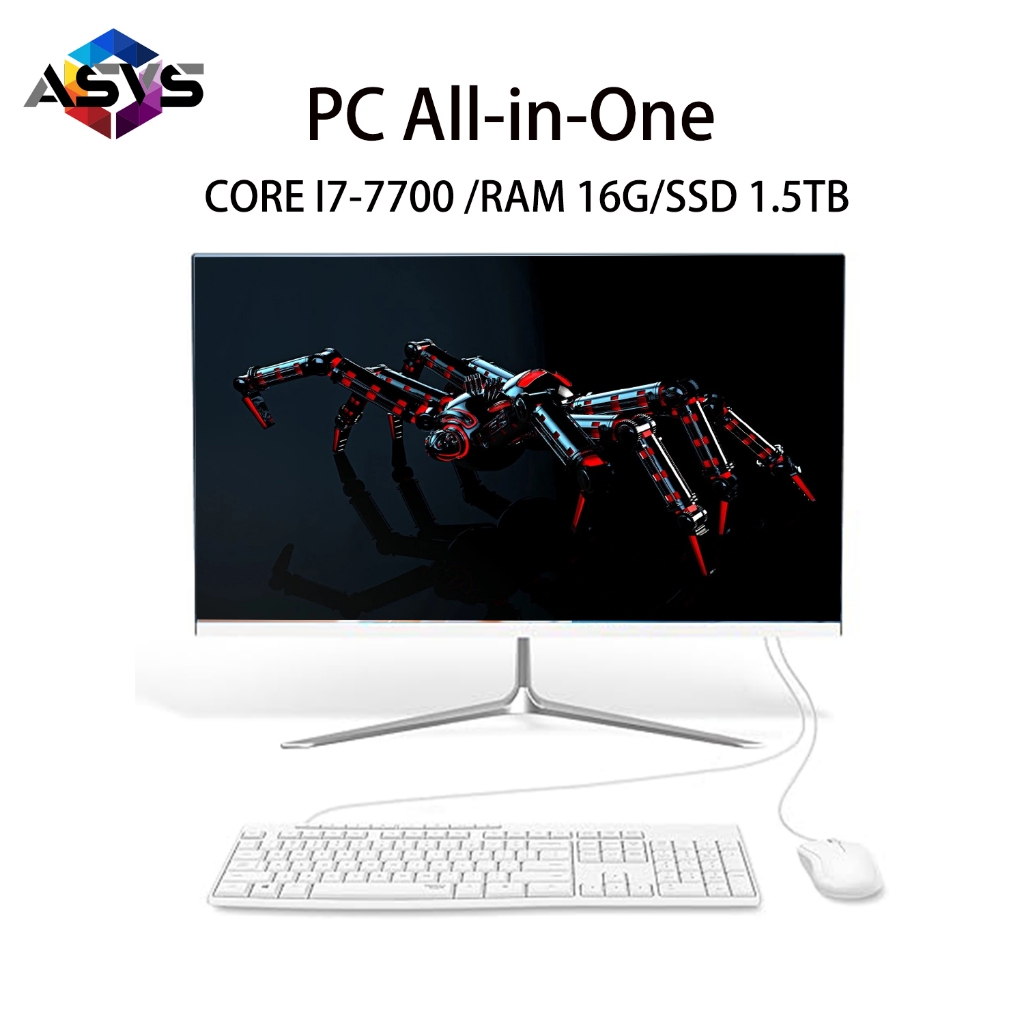 Jual ASVS Komputer PC All-in-One Baru,Intel Core i7,RAM16G,SSD 526GB/1TG+HDD 500G,Untuk Rumah ...